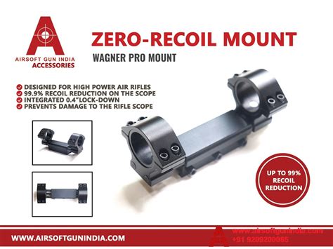 Wagner Zero Recoil Mount Enhance Accuracy Airsoft Gun India