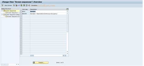 REOROO SAP Tcode OO Screen Sequences Transaction Code