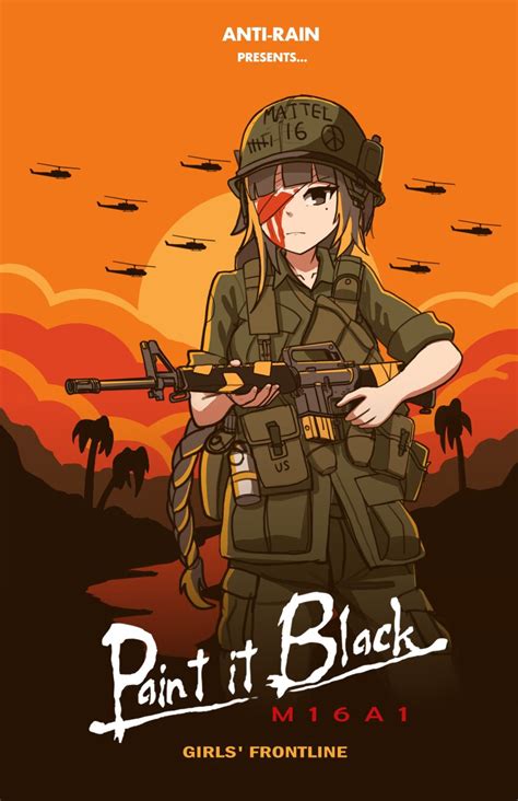 Marpaparp M16a1 Girls Frontline Girls Frontline Absurdres