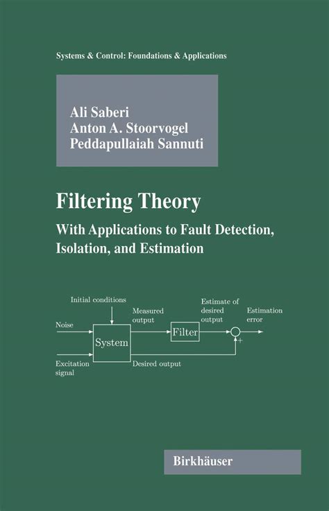 Filtering Theory Saberi Ali Stoorvogel Anton A Sannuti Peddapullaiah 9780817643010