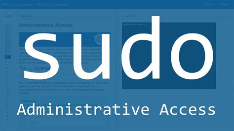 linux command tutorial the sudo command youtube