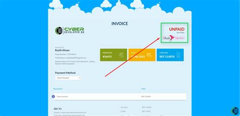 How To Pay Domain And Hosting Bill Using Bkash From Cyber Developer Bd Cyber Developer Bd
