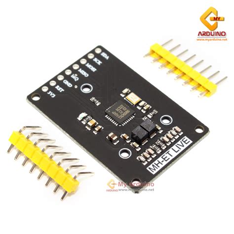 โมดูลอ่านบัตร Rfid 1356mhz ขนาดเล็ก Rfid Rc522 Module Card Reader สีดำ