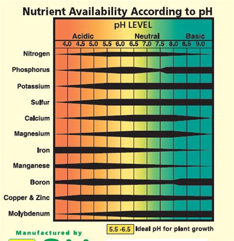 Soil Ph Nutrient Availability Chart Do It Yourself Soil And Water