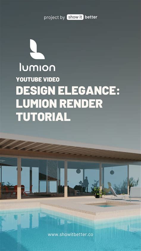 How To Create A Stunning Render Using Lumion Rendering Architecture Plan Architecture