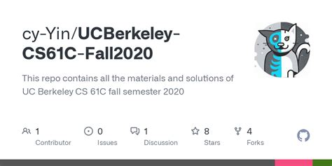 github cy yin ucberkeley cs61c fall2020 this repo contains all the