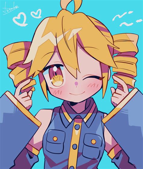 Yuusuke Kun Kasane Teto Kasane Teto Utau Utau 1girl Ahoge