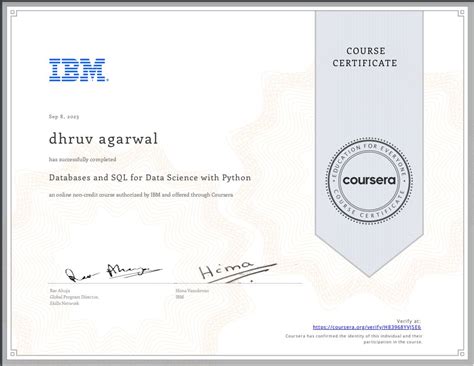 Datascience Sql Database Ibm Coursera Dataskills Learningjourney