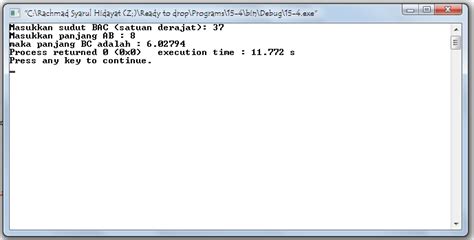 Cara Membuat Program Menghitung Panjang Sisi Segitiga Siku Siku Explore The Code