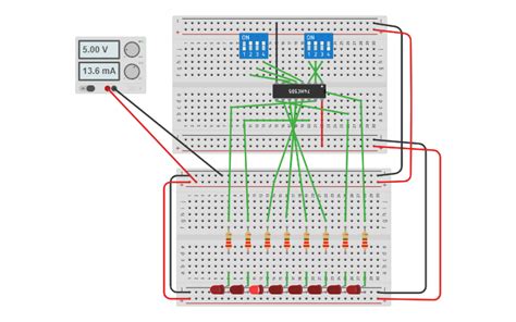 Circuit Design M2 Dec Job 17 Three To Eight Decoder 74ls138