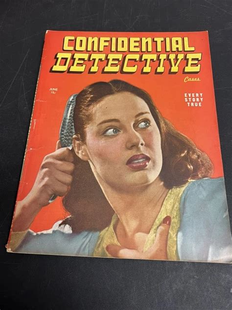 Confidential Detective Magazine Vintage True Crime Giugno 1946 Eur 14