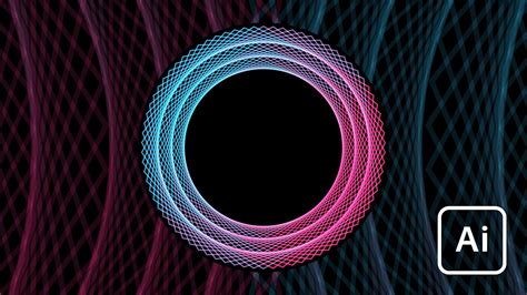 create spirographs in adobe illustrator youtube