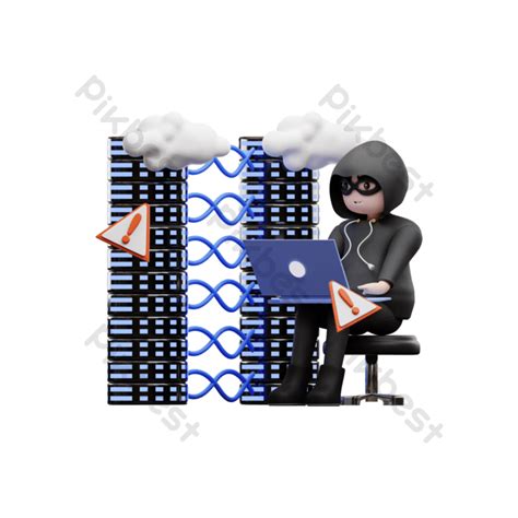 Hacker In Front Of His Notebook PNG Images PSD Free Download Pikbest