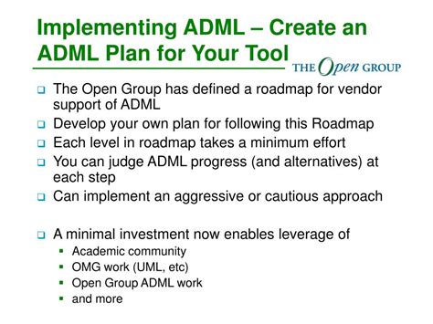 Ppt Architecture Description Markup Language Adml Powerpoint