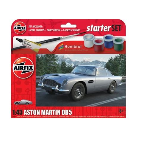Airfix A55011 Aston Martin Db5 Starter Set 143 Scale Kit Jacksons Models And Railways