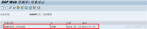 Sap Abap 上传下载模板文件abap 模板下载 Csdn博客