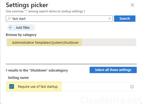 Enabledisable Windows Fast Startup Using Intune