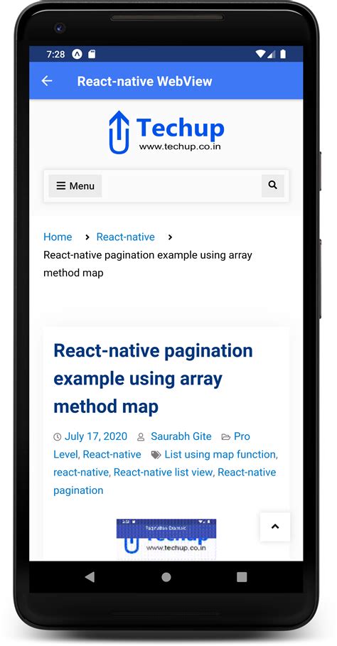 React Native Webview Example Reusable Webview Screen Building