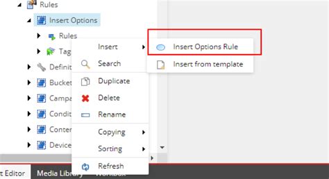 Sitecore Custom Insert Options Valtech