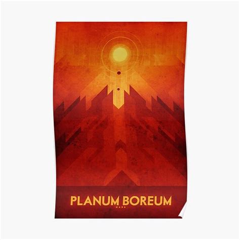 Mars Planum Boreum Space Art Premium Matte Vertical Poster Sold By Confessional Krissie