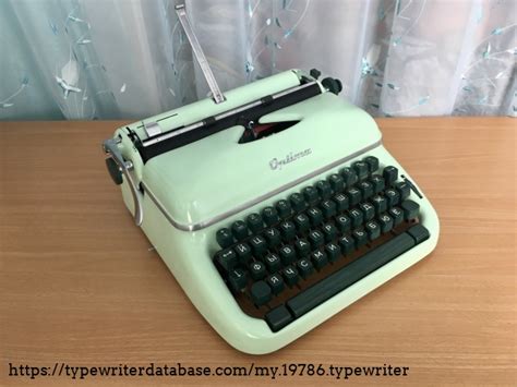 1956 Optima Elite 3 On The Typewriter Database