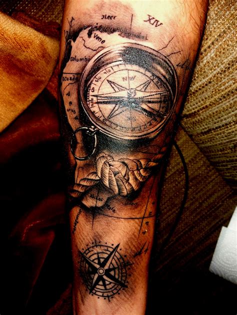 Jack Sparrow Compass Tattoo
