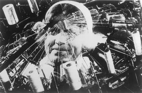 The Revolutionary Colliding Images Of Man With A Movie Camera Luddite Robot
