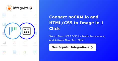 How To Integrate NoCRM Io HTML CSS To Image 1 Click Integration