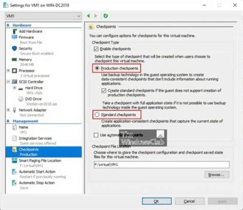 Virtual Machine Could Not Initiate A Checkpoint Error 0x800423f4