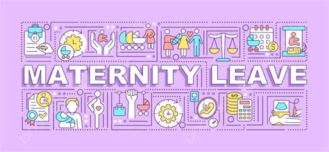 Maternity Leave Word Concepts Banner Template Download On Pngtree