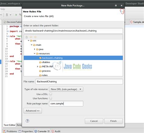 Drools Backward Chaining Example Java Code Geeks