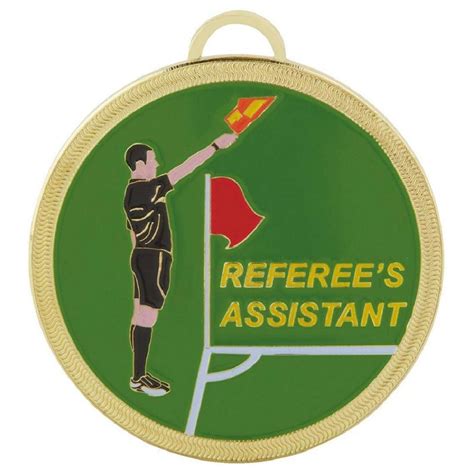 Enamel Assistant Referee Medal Rb Trophies And Engraving