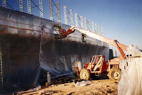 Winter Enclosure Using Overhead Protection Non Stop Scaffolding