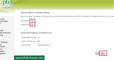 HowTo PTCL DSL Modem Configuration Screenshots Paksharez
