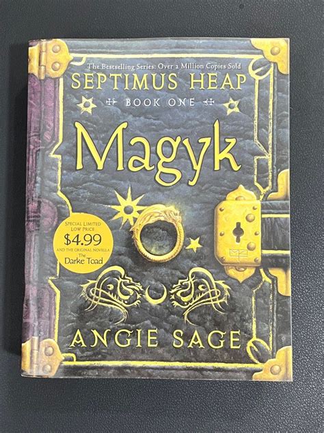 Magyk By Angie Sage Septimus Heap Book One Hobbies And Toys Books
