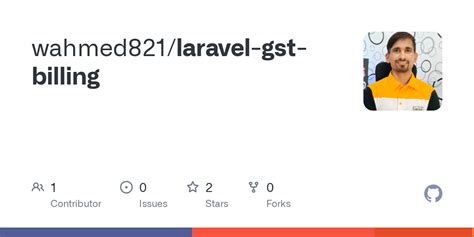 Github Wahmed821laravel Gst Billing