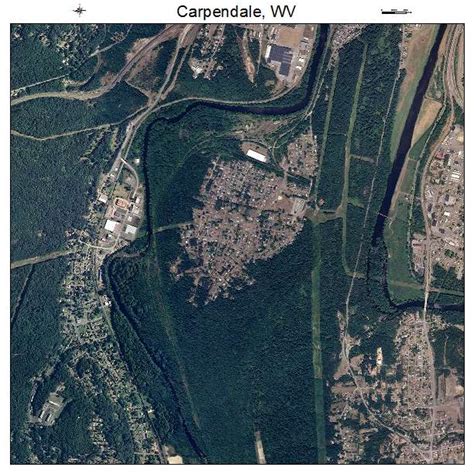 Aerial Photography Map Of Carpendale Wv West Virginia