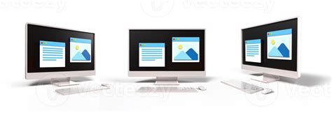 D Computer Setup Keyboard Mouse With Monitor Screen Galery Pgoto And Article Bloging