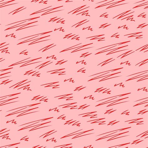 Premium Vector Doodle Scratches Seamless Vector Pattern