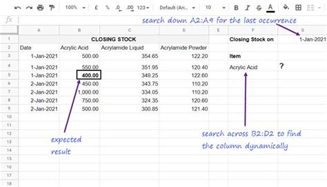 Get LOOKUP Result From A Dynamic Column In Google Sheets
