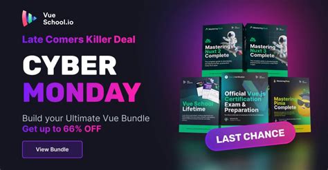 Vue School On Linkedin Ultimate Vue Bundle Vue Courses And