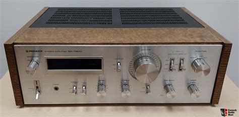 Pioneer Sa 7800 Fluoroscan Integrated Amplifier With Full Restore Photo 5560394 Us Audio Mart