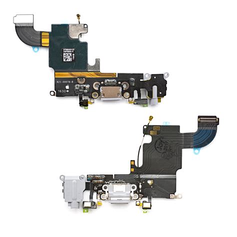 Шлейф Iphone 6s з розємом зарядки Gray Original