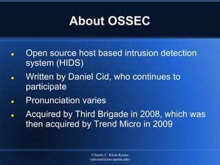 Using OSSEC Open Source Host Based IDS IPS PDF