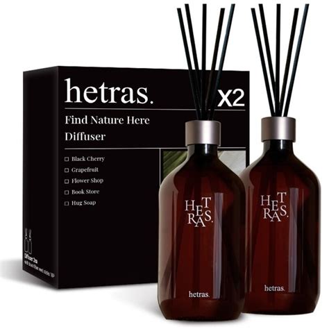 헤트라스 프리미엄 대용량 디퓨저 500mlx2개 선물세트 실내방향제 인테리어 감도 깊은 취향 셀렉트샵 29cm