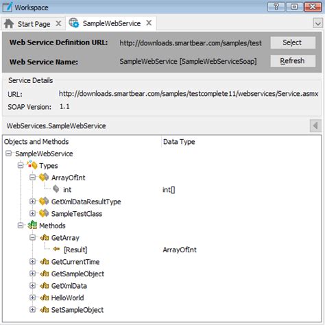 Webservice Editor Testcomplete Documentation