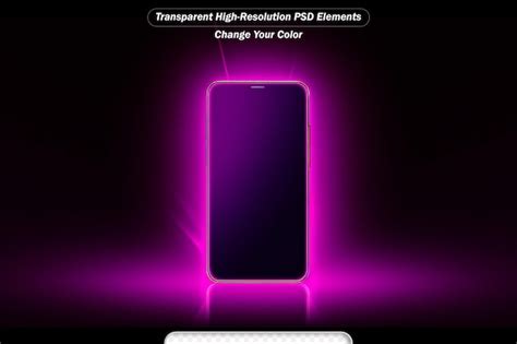 Premium Psd Smartphone Mobile Screen Technology Mobile Display Light