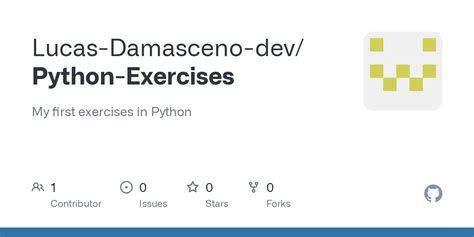 github lucas damasceno dev python exercises my first exercises in python