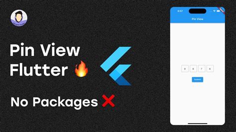 Flutter Pin View No Packages YouTube
