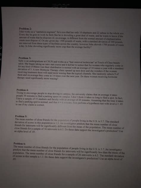 solved name date psyc 3402 hw assignment 8 one sample z and